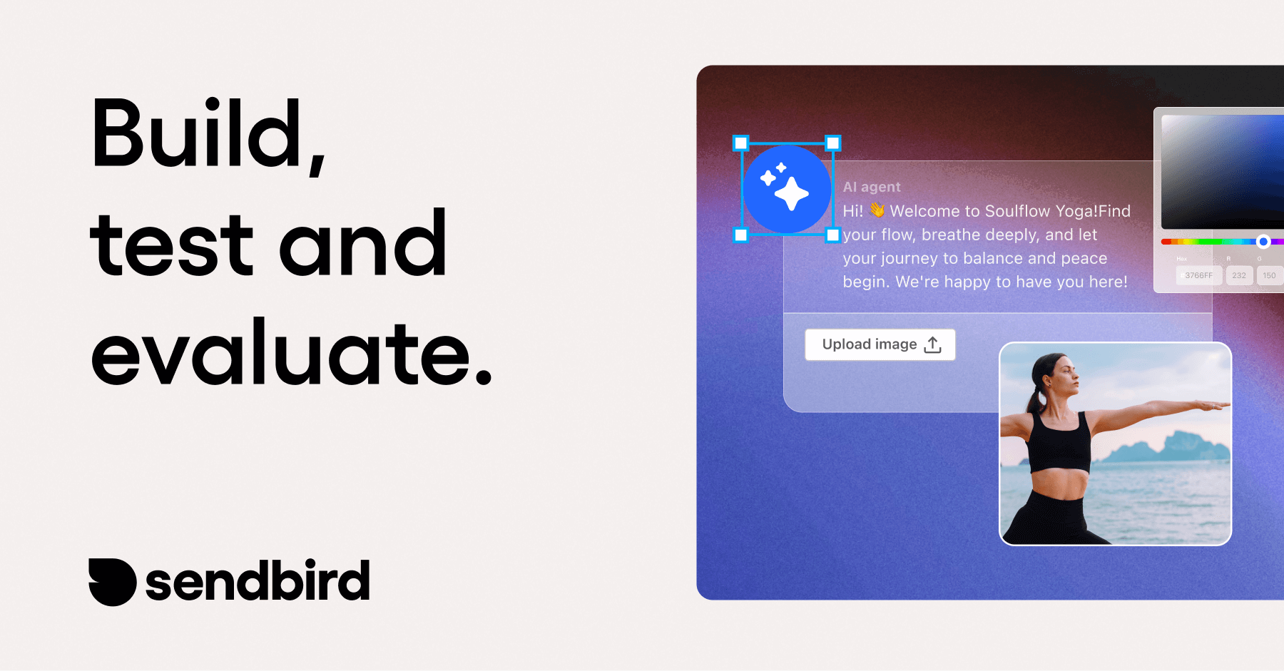 AI agent builder | Sendbird