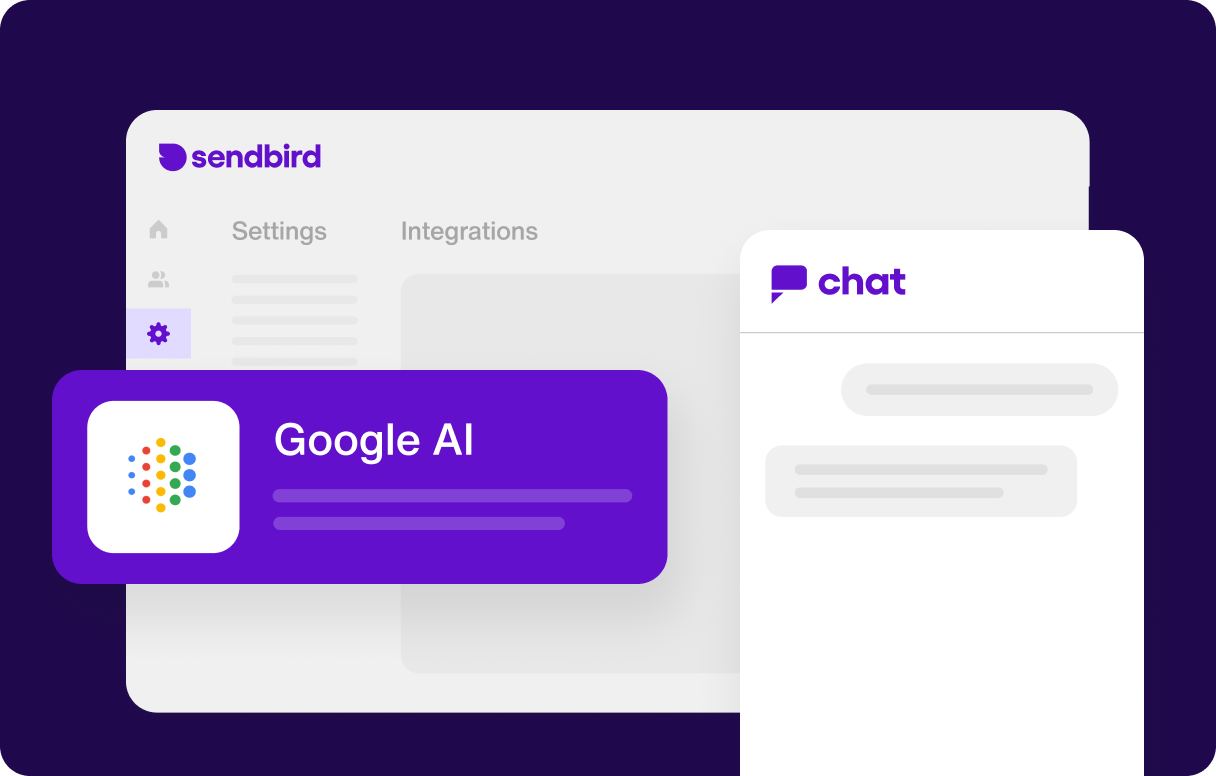 Google PaLM2 챗봇 API 연동 | 센드버드