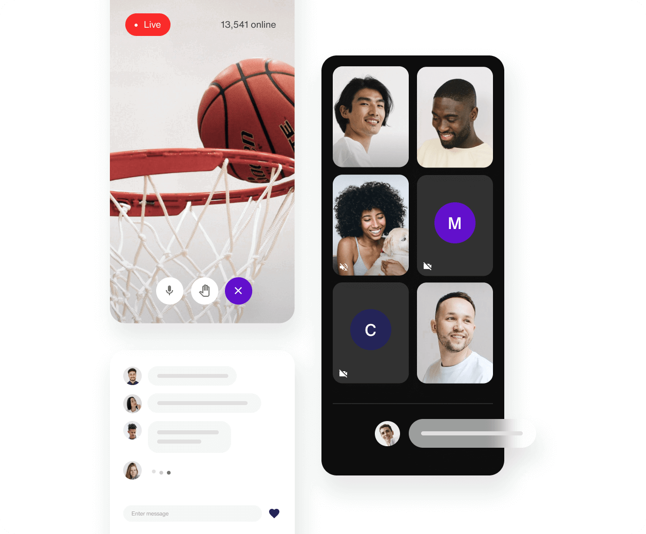 Live streaming chat voice and video API | Sendbird